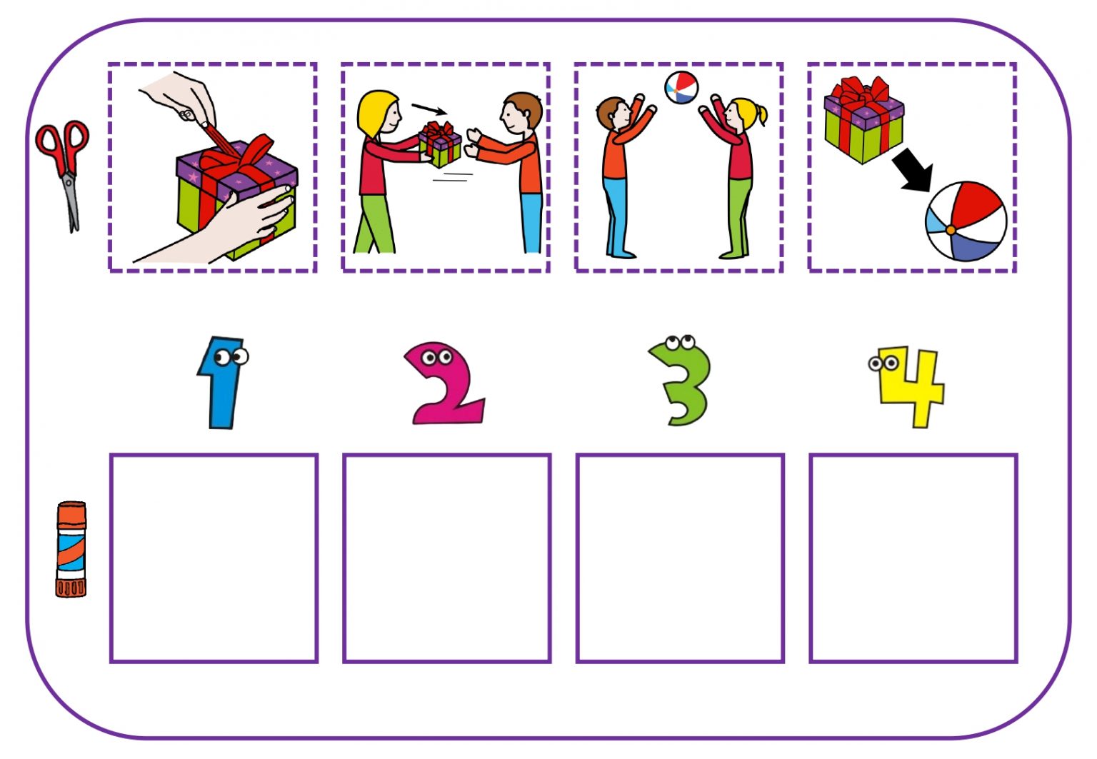Organización temporal: Ordenamos secuencias con pictogramas ...