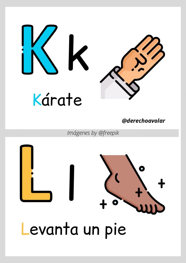 Divertido retos con cada una de las letras del abecedario - Orientacion ...