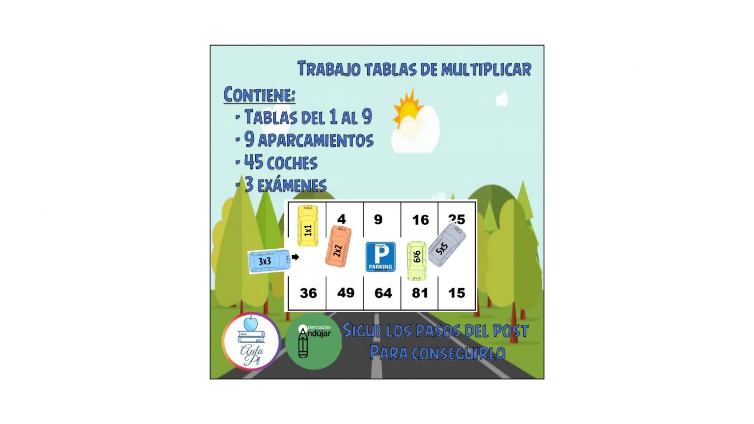 Divertido juego manipulativo para repasar las tablas de multiplicar ...
