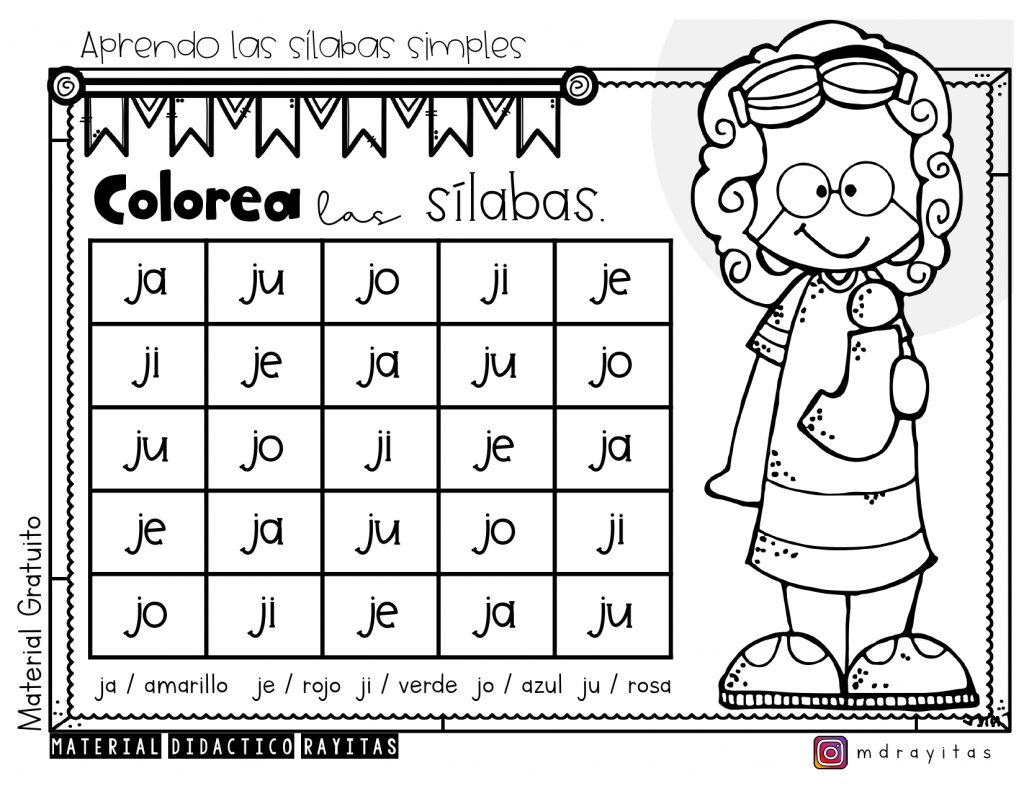 Colección de sopas de sílabas simples y trabadas - Orientacion Andujar