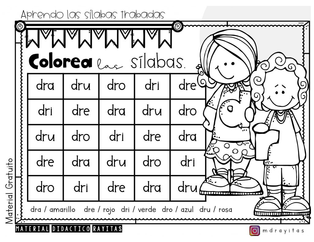 Colección de sopas de sílabas simples y trabadas - Orientacion Andujar