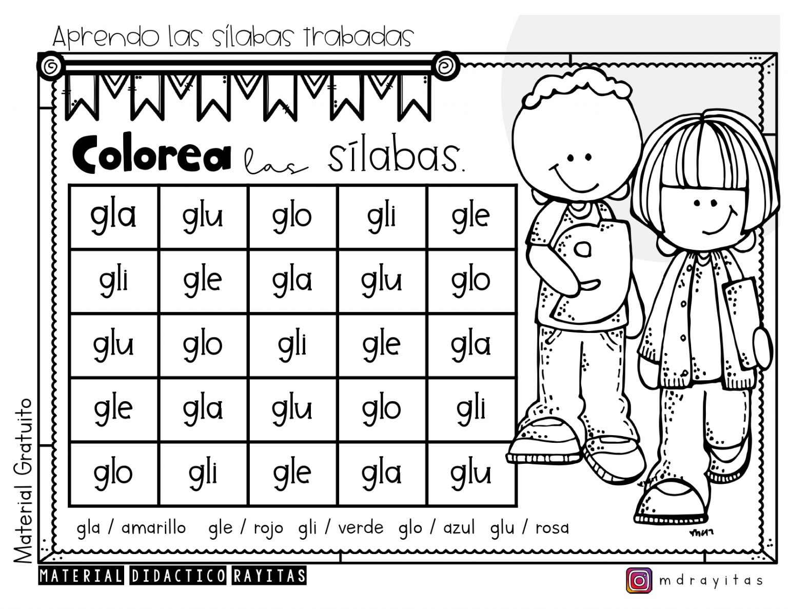 Colección de sopas de sílabas simples y trabadas - Orientacion Andujar