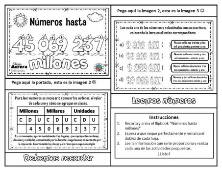 Cuadernillo: Números hasta la centena de millón - Orientacion Andujar