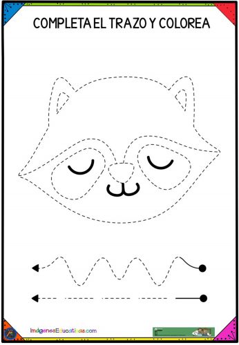 GRAFOMOTRICIDAD DE ANIMALES TRAZA Y COLOREA - Orientacion Andujar