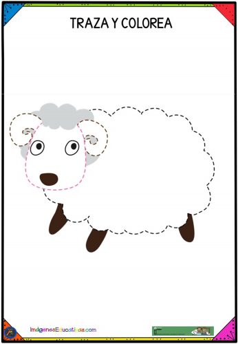 GRAFOMOTRICIDAD DE ANIMALES TRAZA Y COLOREA - Orientacion Andujar