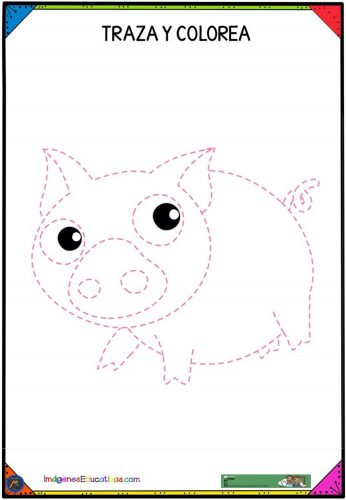 GRAFOMOTRICIDAD DE ANIMALES TRAZA Y COLOREA - Orientacion Andujar