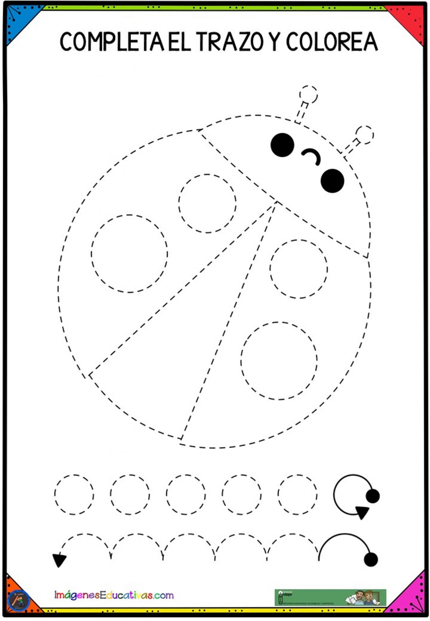 GRAFOMOTRICIDAD DE ANIMALES TRAZA Y COLOREA - Orientacion Andujar
