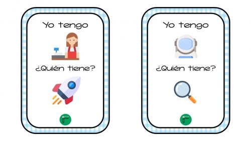 Juego de tarjetas "¿Quién tiene?...Yo tengo" para trabajar los oficios ...