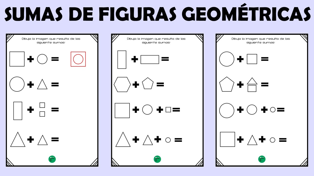 Sumas de figuras geométricas - Orientacion Andujar