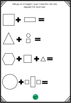 Sumas de figuras geométricas - Orientacion Andujar