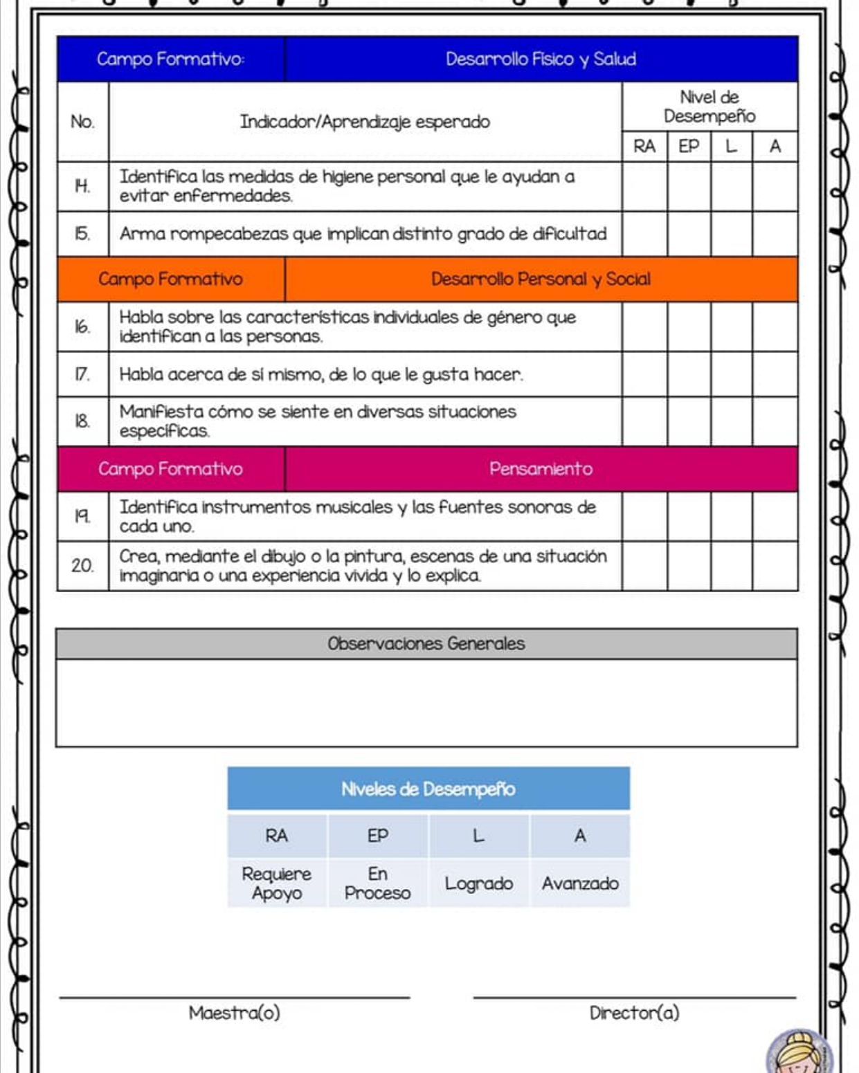 Evaluaci+¦n final para todos los grados de infantil y preescolar_page ...