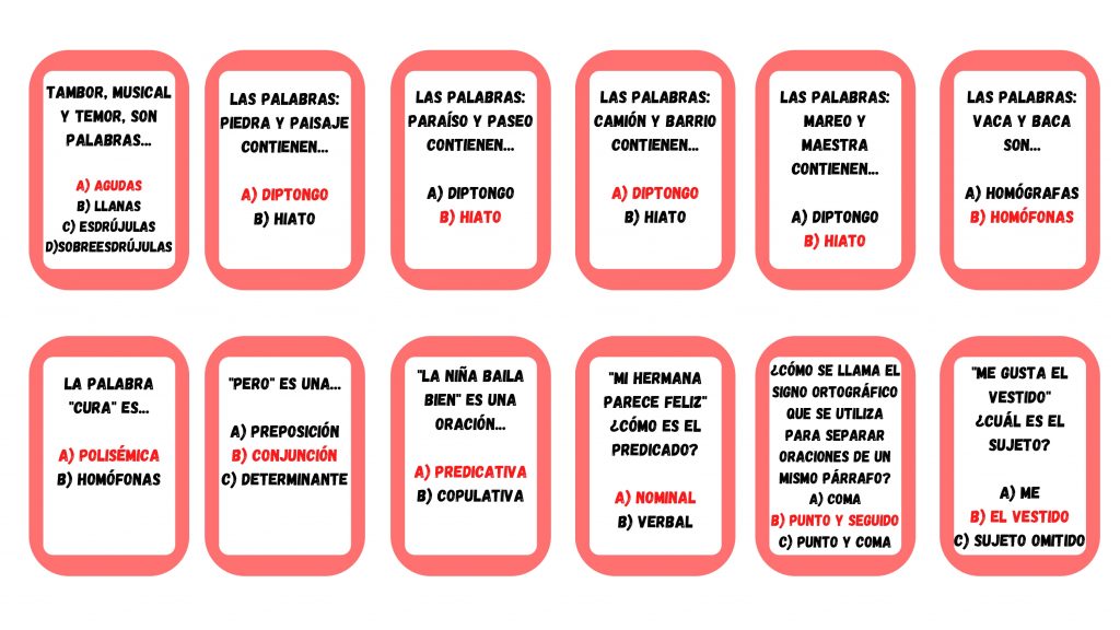 Juego de mesa Among Us para repasar lengua - Orientacion Andujar