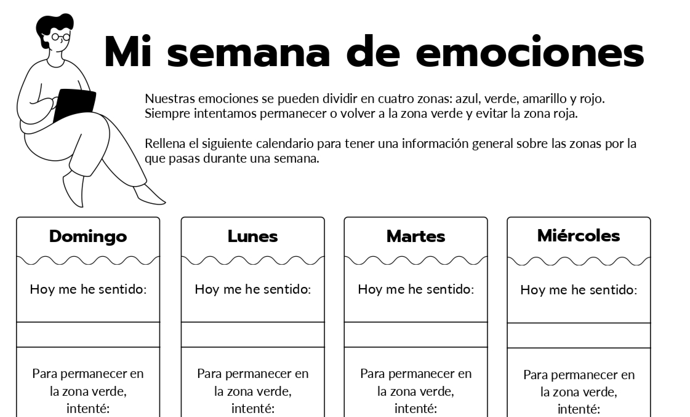Hojas De Trabajo De Regulación Emocional