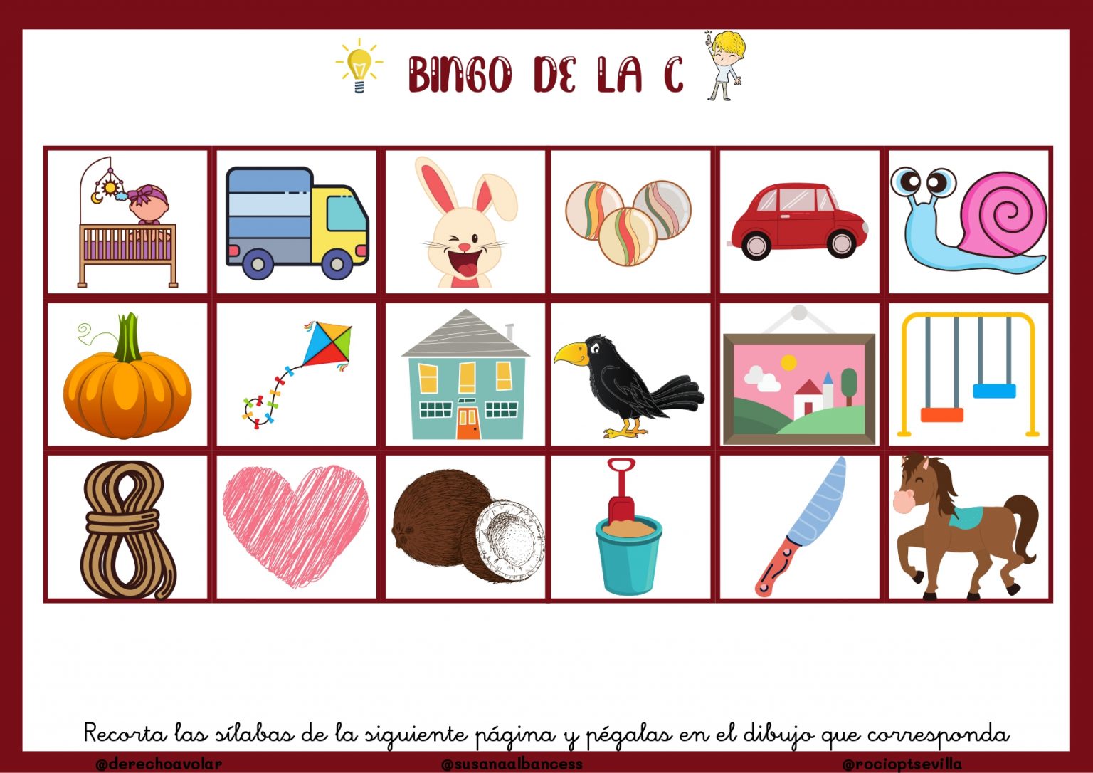 Método lectoescritura El mundo de las letras letra C (CA-CO-CU ...