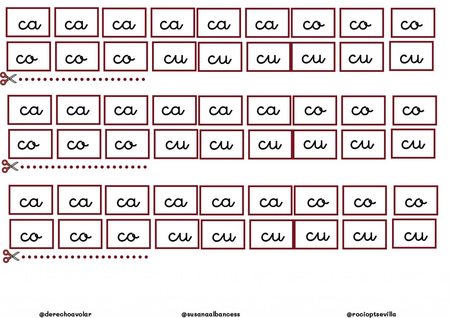 Método lectoescritura El mundo de las letras letra C (CA-CO-CU ...