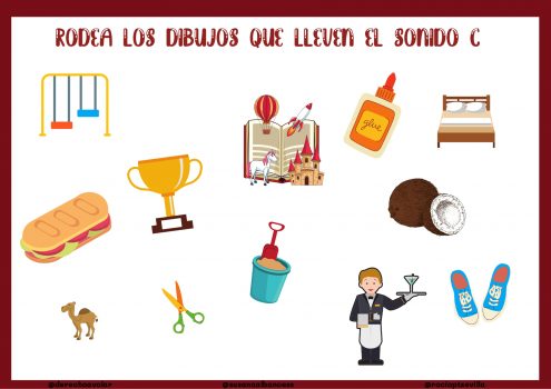 Método lectoescritura El mundo de las letras letra C (CA-CO-CU ...