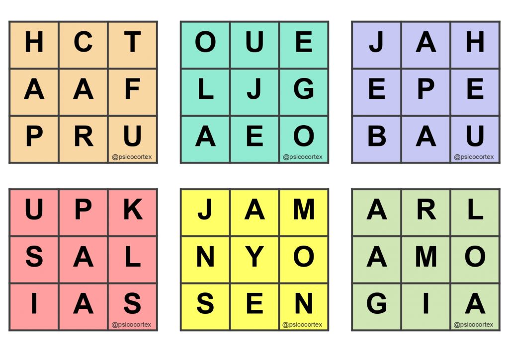 Ordena las letras del disco y descubre la palabra oculta -Orientacion ...