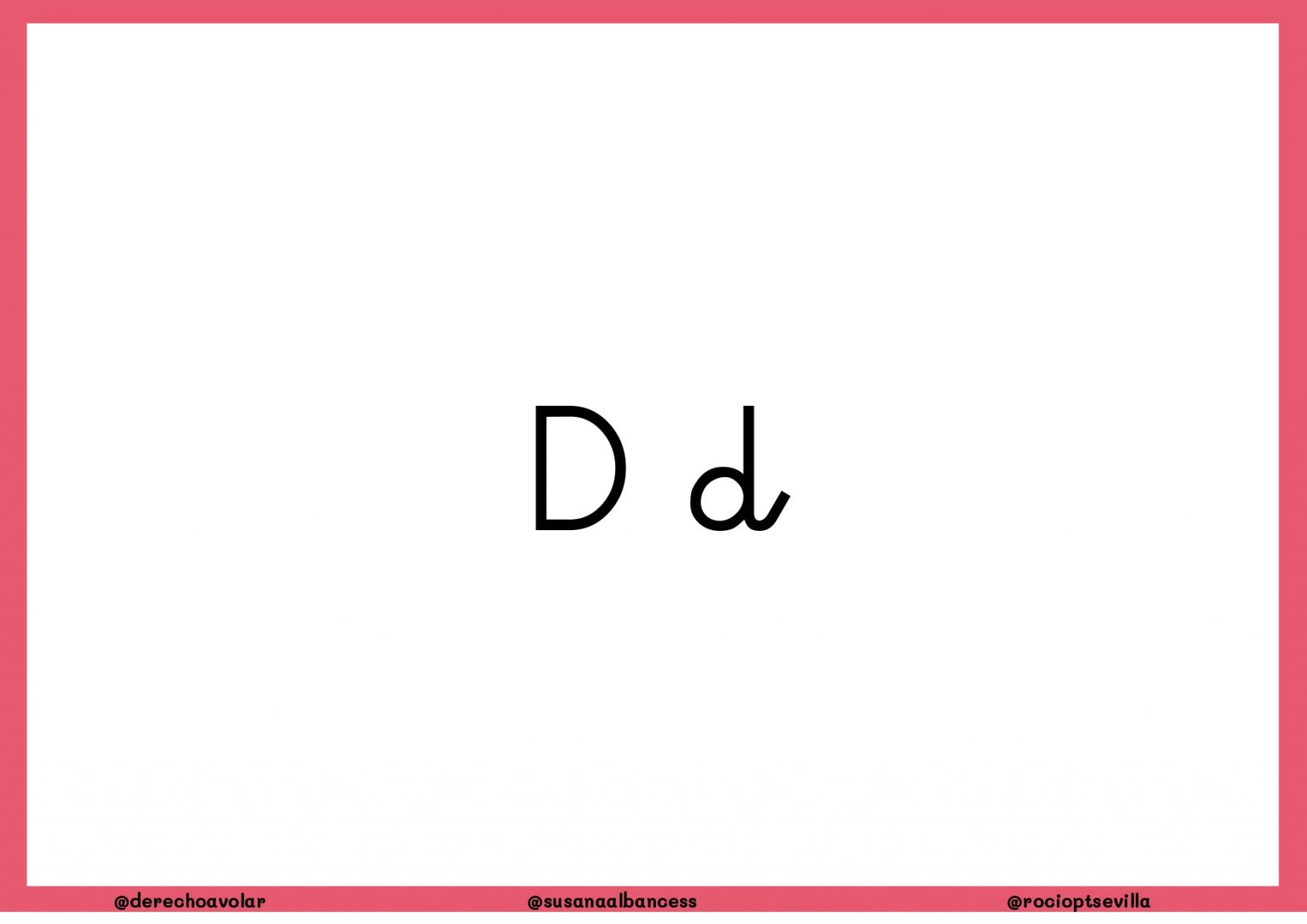 Método lectoescritura El mundo de las letras letra D - Orientacion Andujar