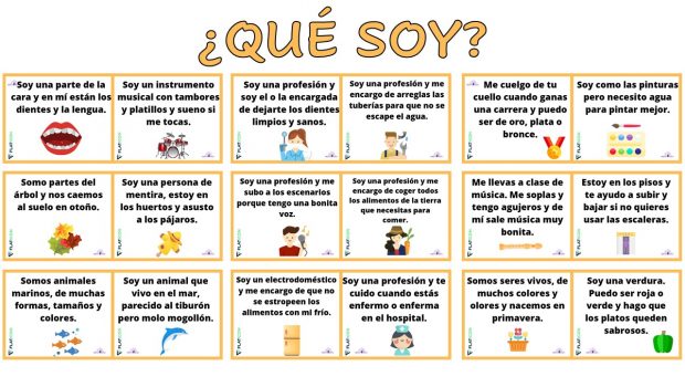 COMPRENSIÓN LECTORA CON Coleccion de adivinanzas coloridas y divertidas