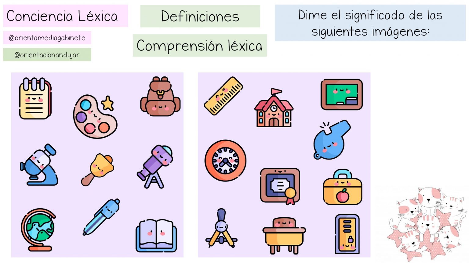 ESTIMULACIÓN COGNITIVA DEL LENGUAJE LÉXICO. PARTE 3 - Orientacion Andujar