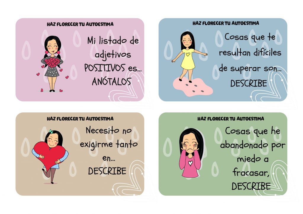 PRECIOSO TARJETARIO 60 tarjetas PARA TRABAJAR AUTOESTIMA -Orientacion ...