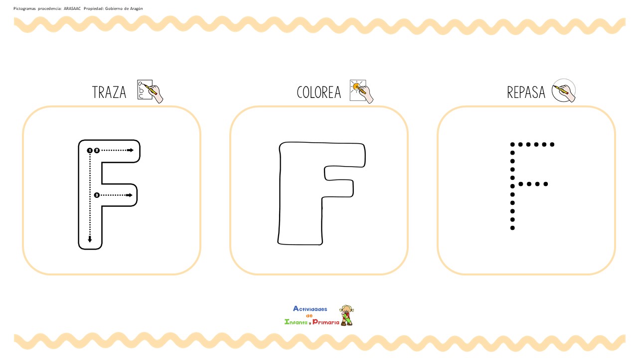 Repasa, traza y colorea las letras del abecedario -Orientacion Andujar