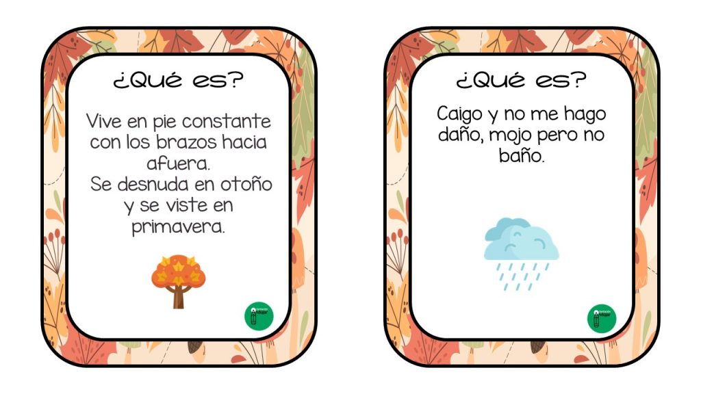 Adivinanzas de otoño -Orientacion Andujar