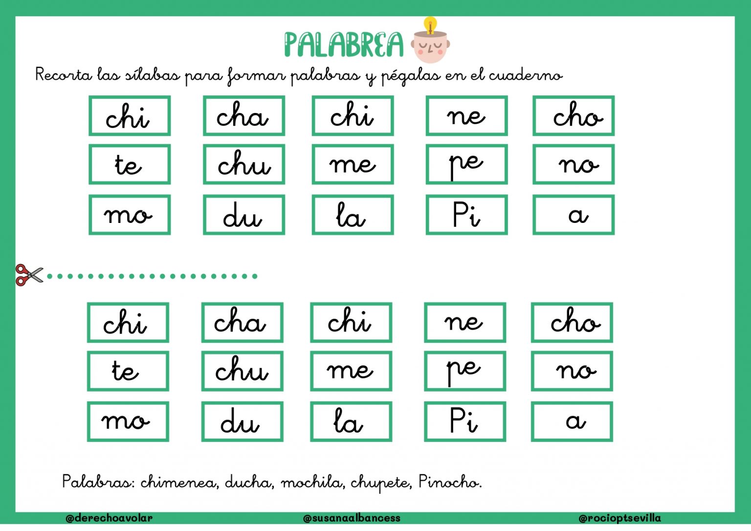 Método lectoescritura El mundo de las letras CH - Orientacion Andujar