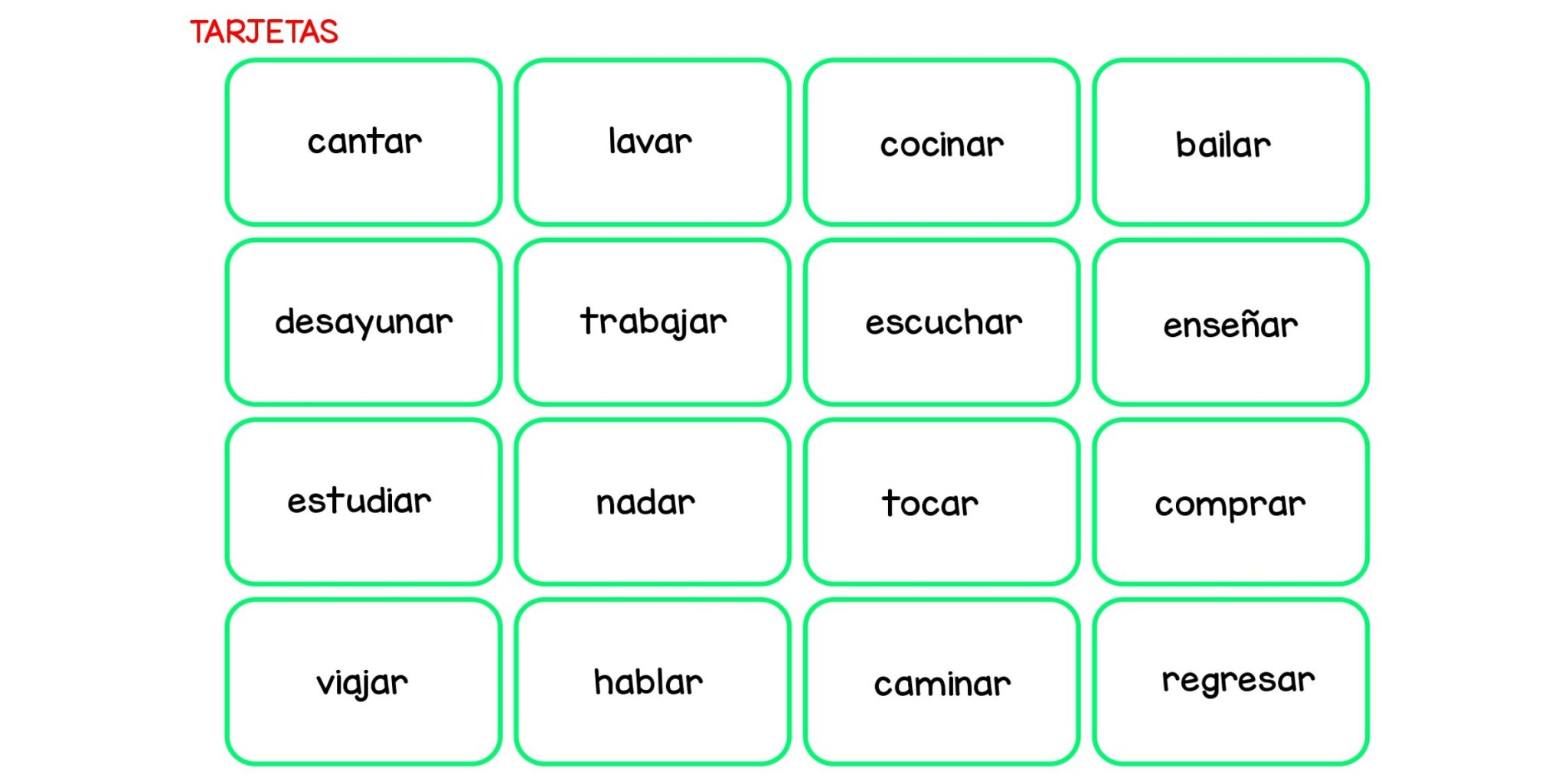 Divertido juego para repasar las conjugaciones verbales -Orientacion ...