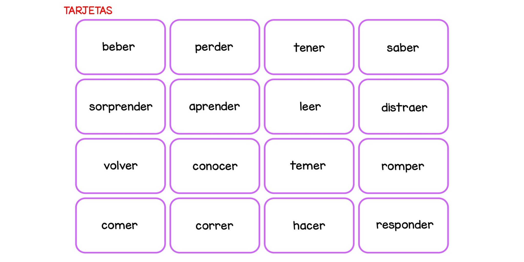 Divertido juego para repasar las conjugaciones verbales -Orientacion ...