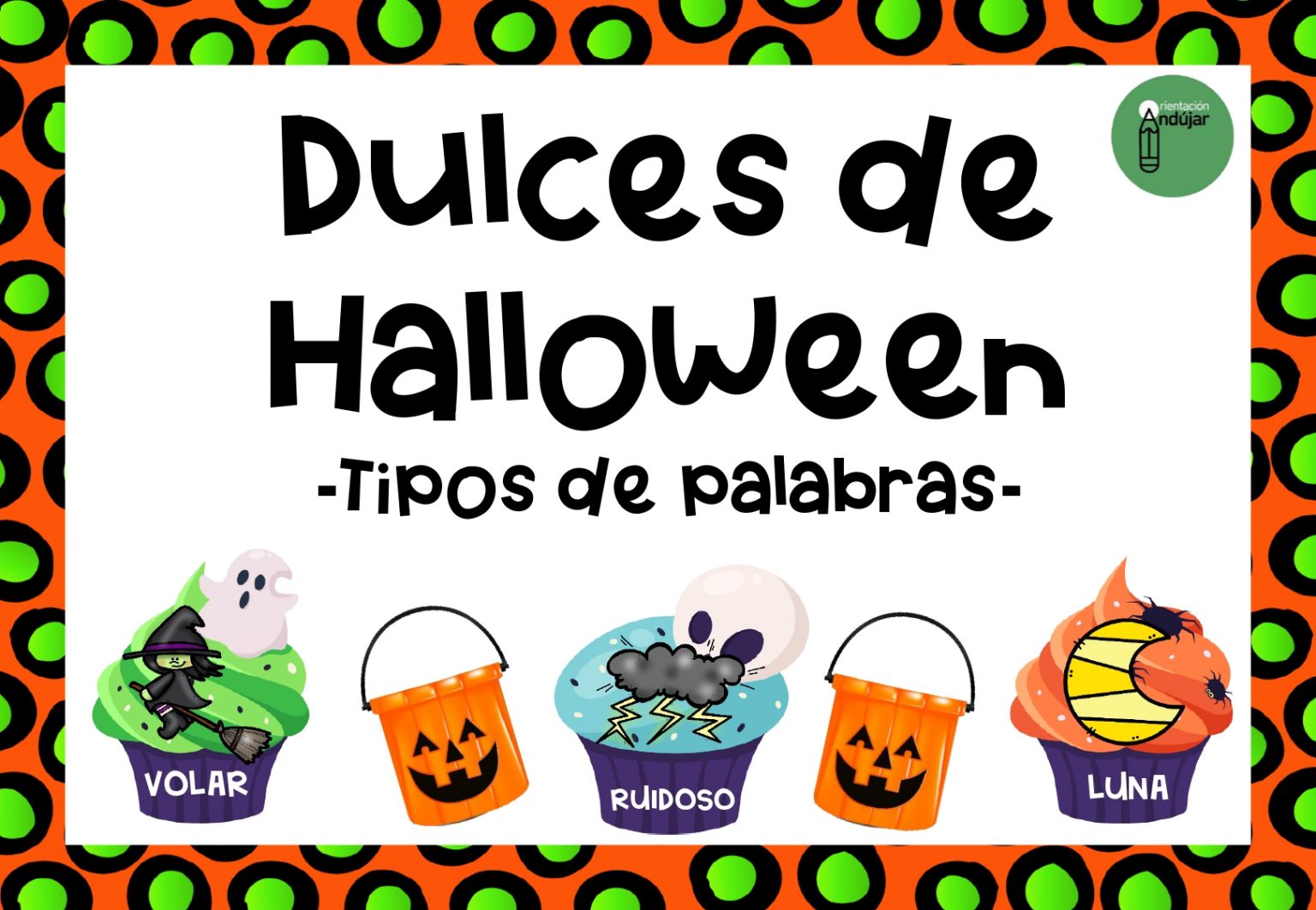 Divertidas fichas para aprender el vocabulario de Halloween en inglés ...