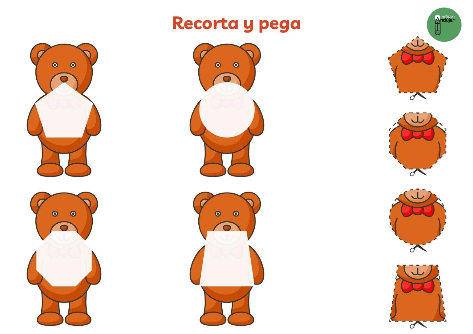 Geniales ejercicios de atención y percepción visual - Orientacion Andujar