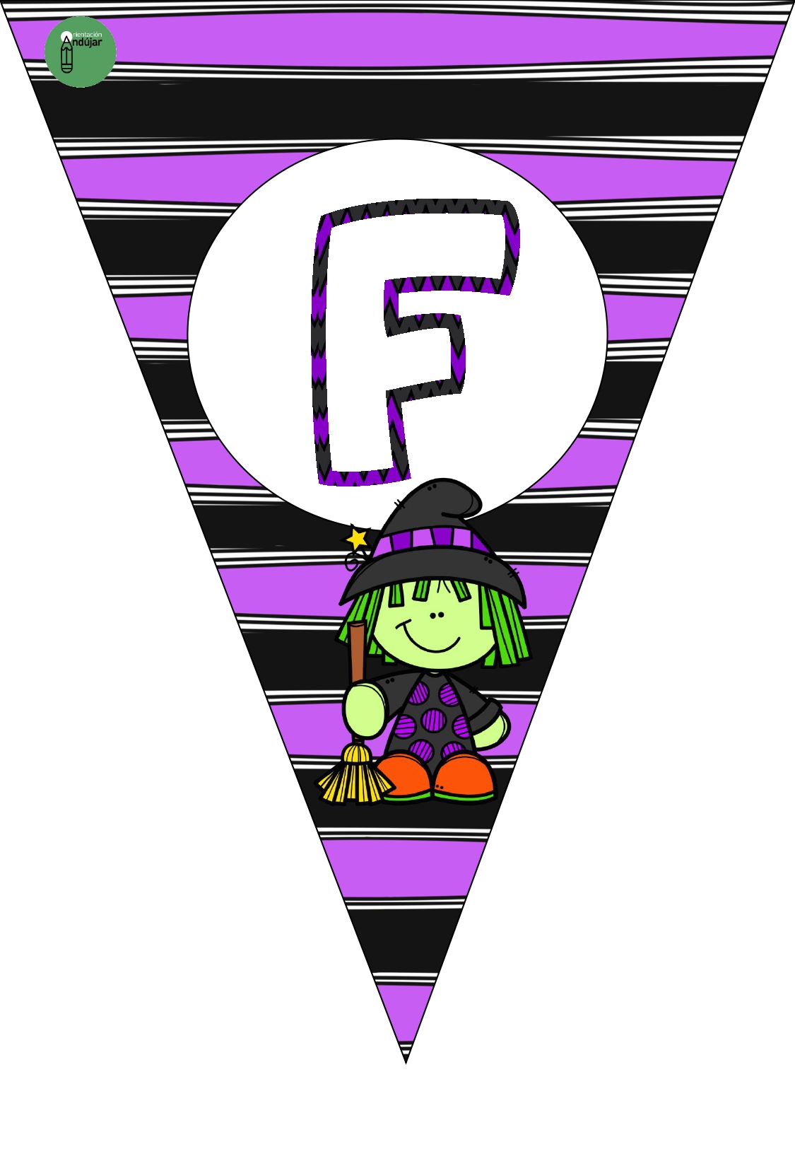 Escalofriantes banderines de Halloween -Orientacion Andujar