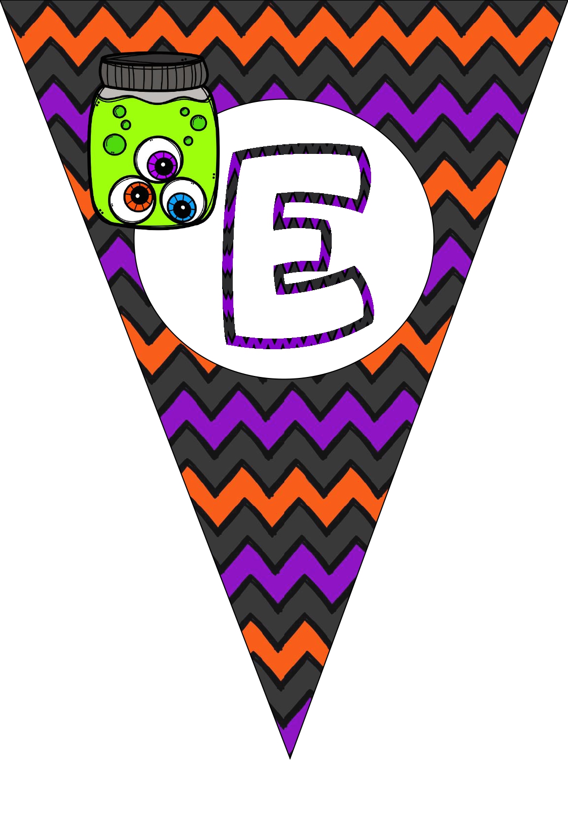 Escalofriantes banderines de Halloween -Orientacion Andujar