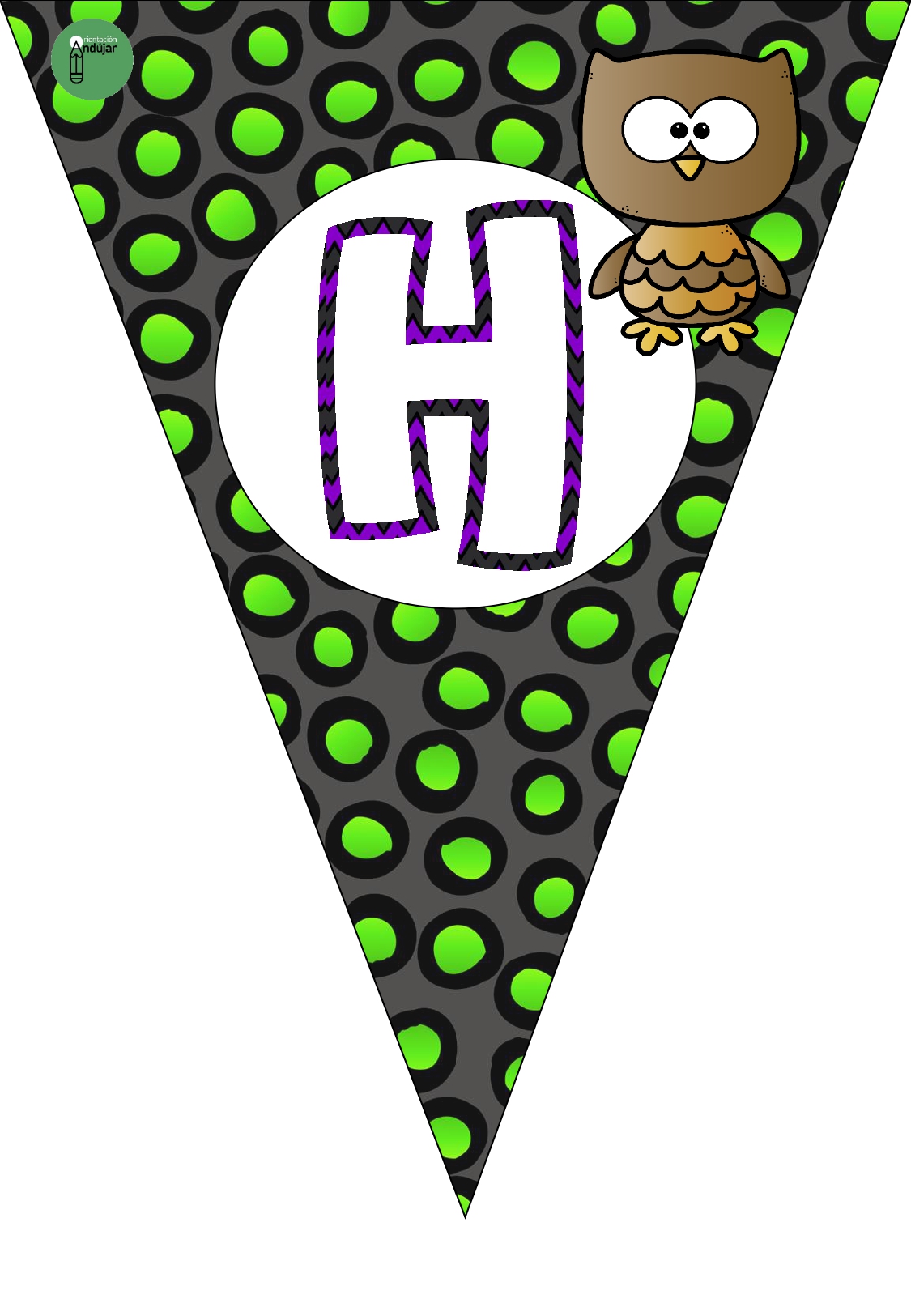 Escalofriantes banderines de Halloween -Orientacion Andujar