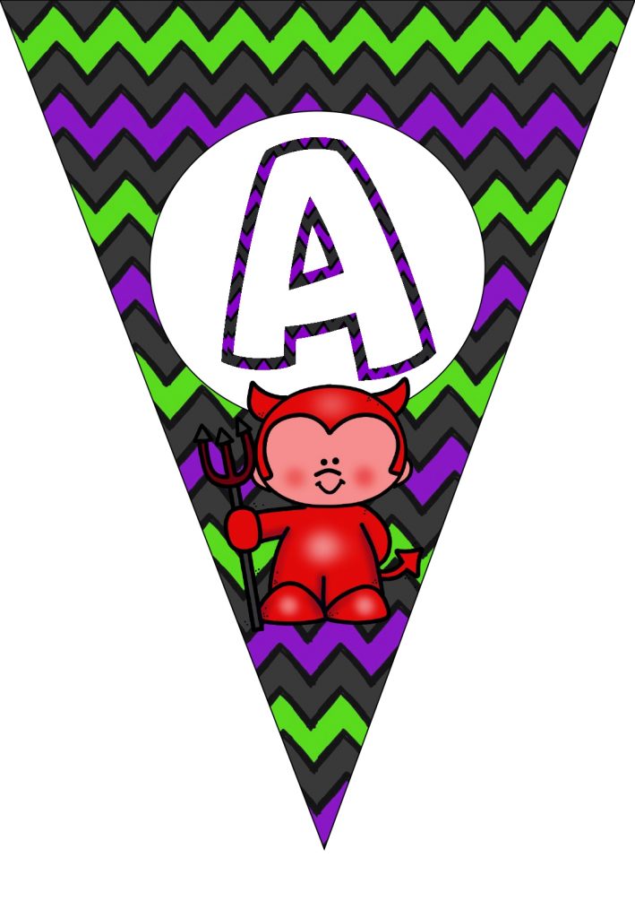 Escalofriantes banderines de Halloween -Orientacion Andujar