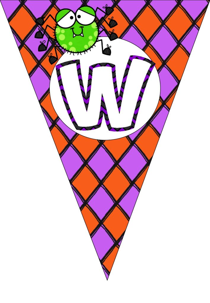 Escalofriantes banderines de Halloween -Orientacion Andujar