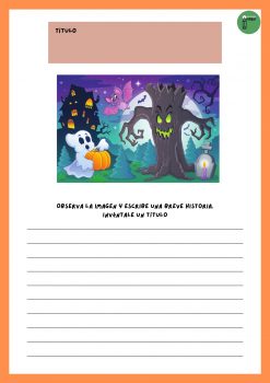 Escribe un cuento corto de terror -Orientacion Andujar