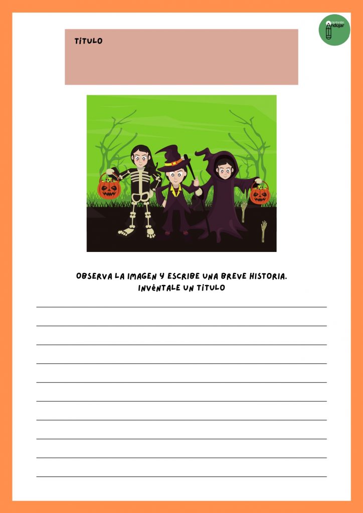 Escribe un cuento corto de terror -Orientacion Andujar