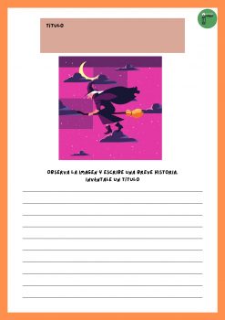 Escribe un cuento corto de terror -Orientacion Andujar