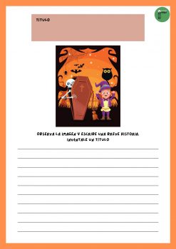 Escribe un cuento corto de terror -Orientacion Andujar