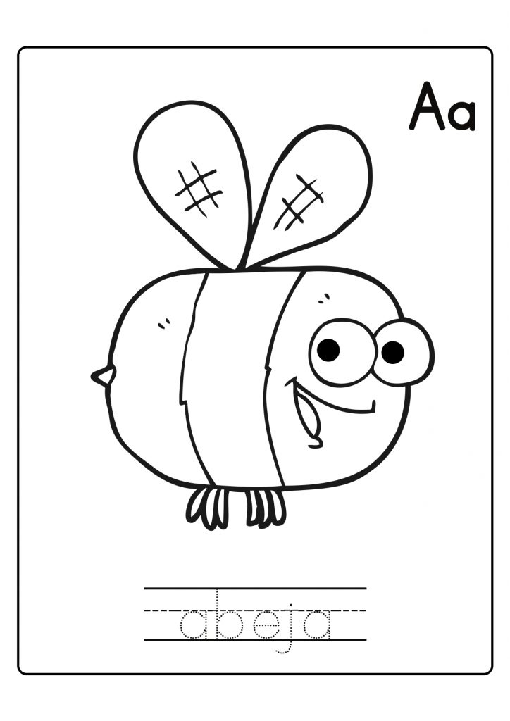 Genial libro para colorear El Alfabeto - Orientacion Andujar