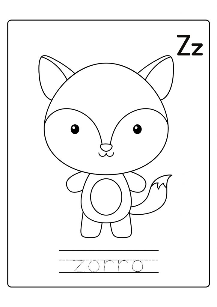 Genial libro para colorear El Alfabeto - Orientacion Andujar