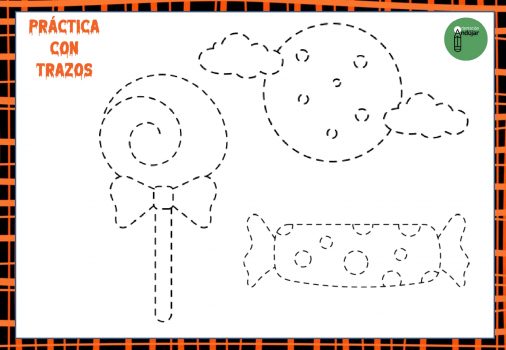 Terroríficas fichas de motricidad fina -Orientacion Andujar