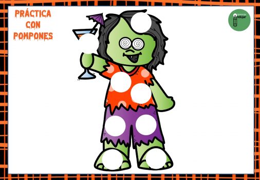 Terroríficas fichas de motricidad fina -Orientacion Andujar