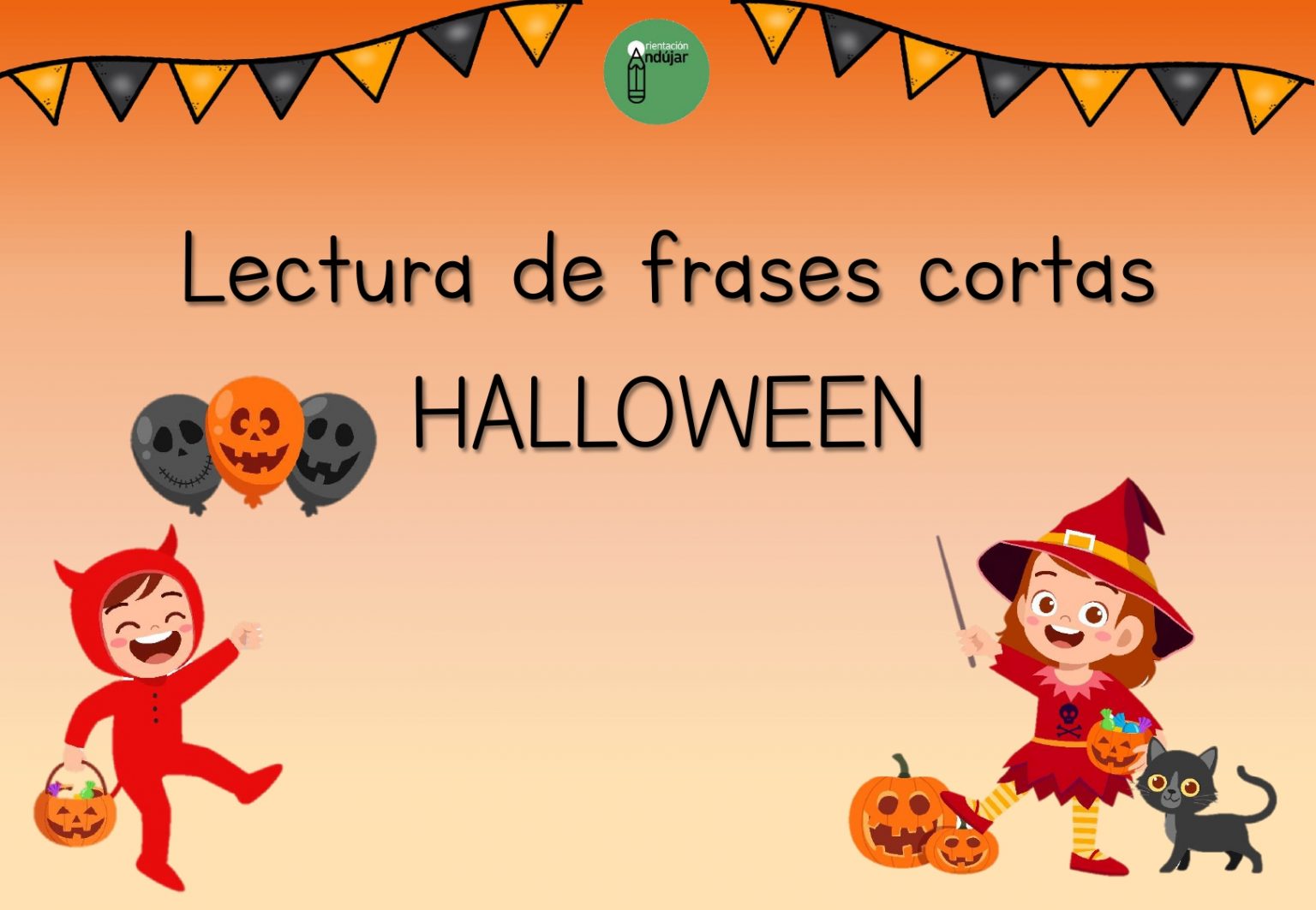 Divertidas fichas para aprender el vocabulario de Halloween en inglés ...