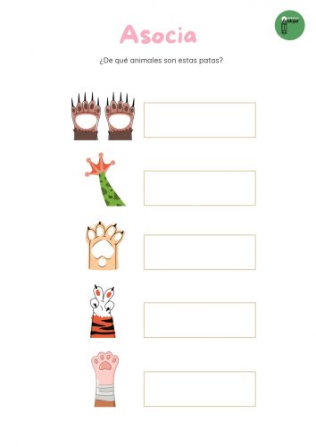 Mi cuadernito de actividades sobre animales para Infantil y Preescolar ...