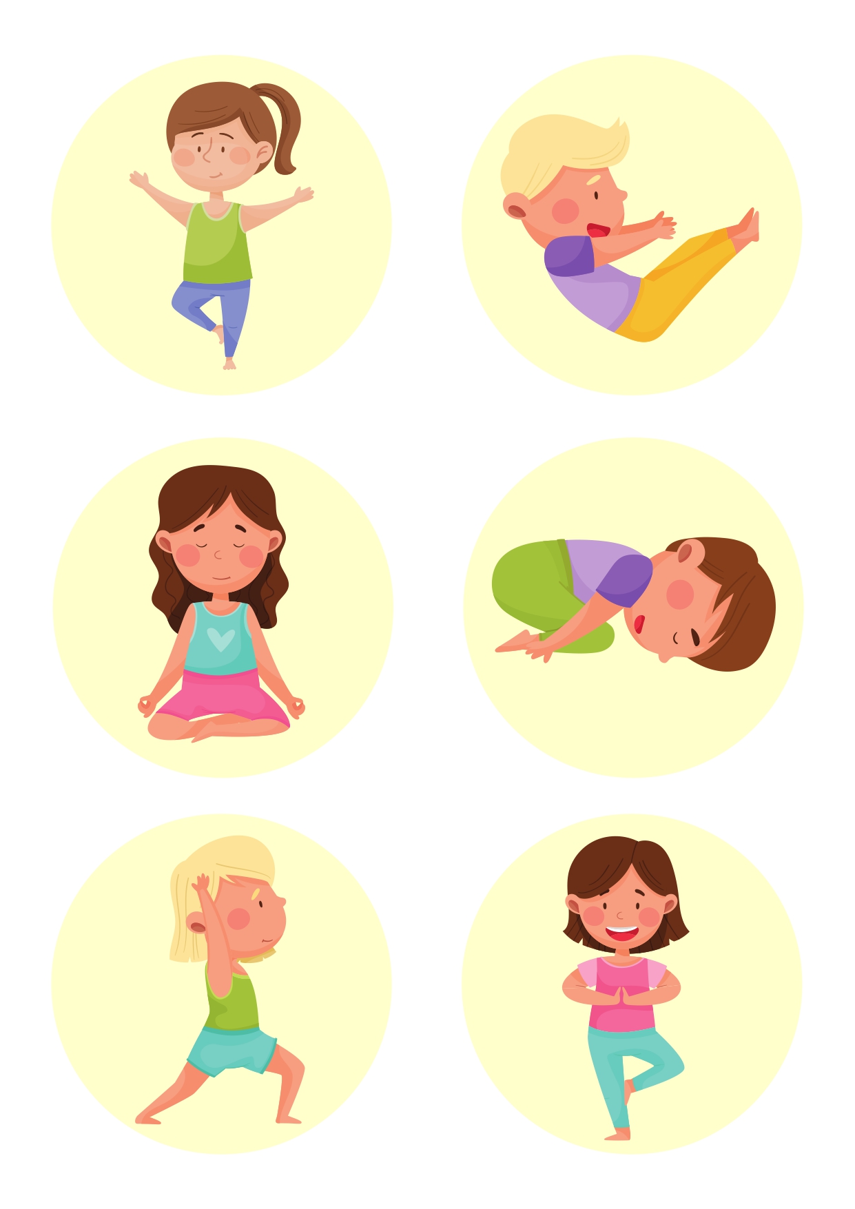 Practicamos el yoga infantil con estas preciosas tarjetas - Actividades ...