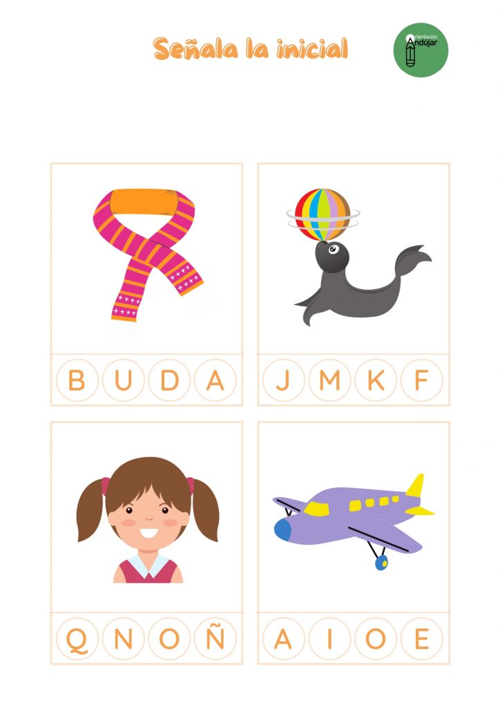 Bonitas tarjetas trabajamos la conciencia fonológica - Orientacion Andujar