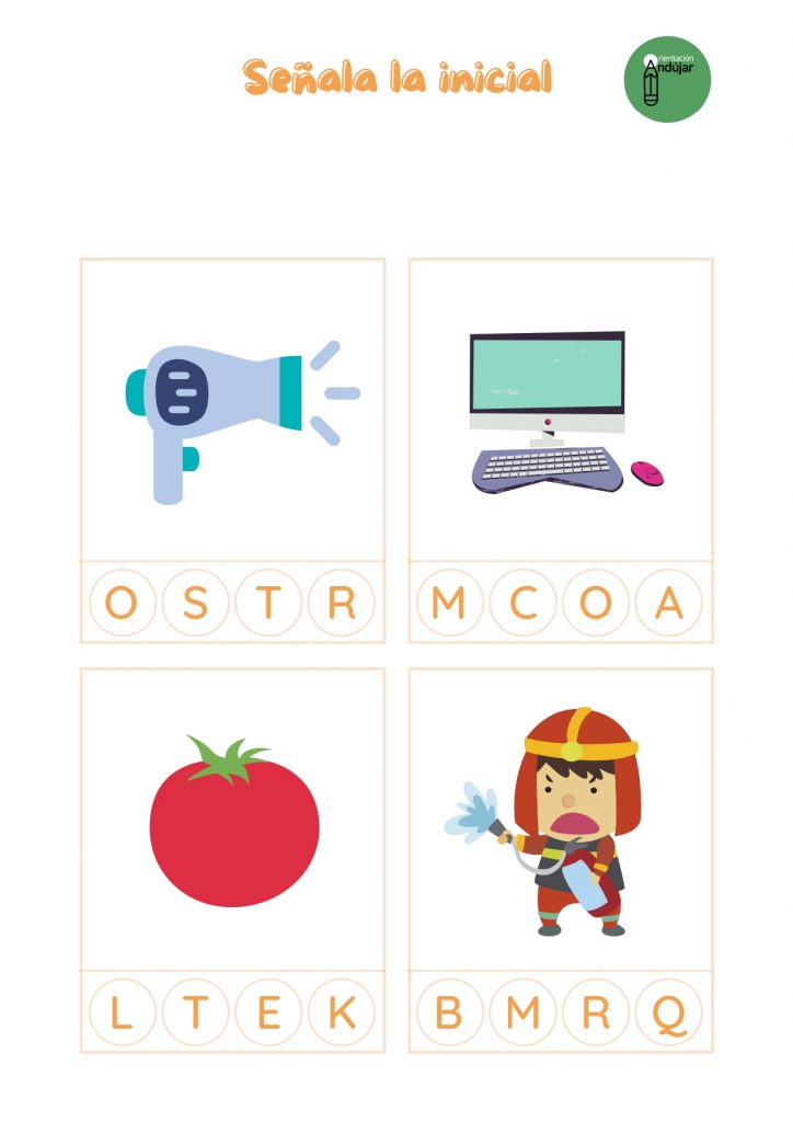 Bonitas tarjetas trabajamos la conciencia fonológica - Orientacion Andujar